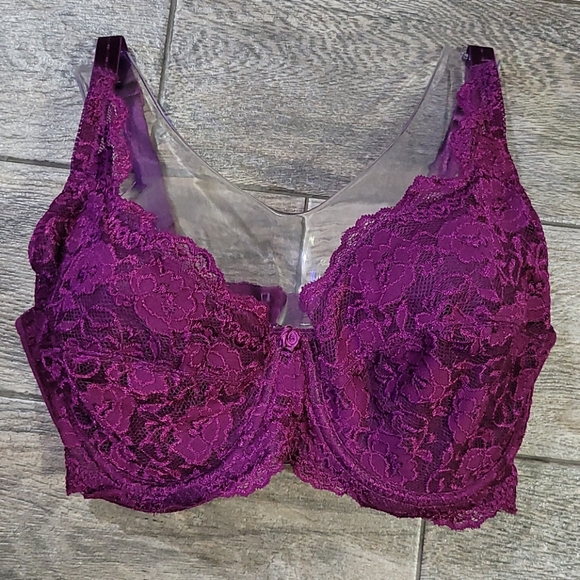 Q-T Intimates | Intimates & Sleepwear | Qt 4dd Purple Lace Underwire ...